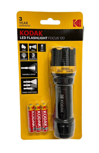 Sabatier Supplies- Online. Kodak LED Focus 120 Flashlight 1/12